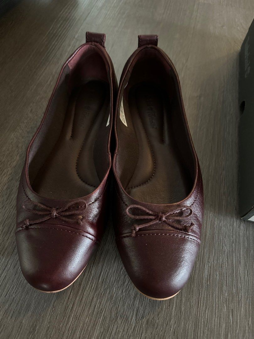 Timberland Leather Flats Pumps, Women's Fashion, Footwear, Flats on ...