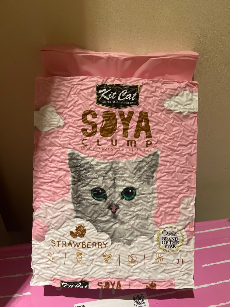 Tofu Cat Litter KITCAT (4 packets) , Pet Supplies, Homes & Other Pet ...