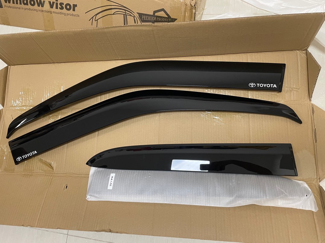Toyota Raize Door Visor, Car Accessories, Accessories on Carousell