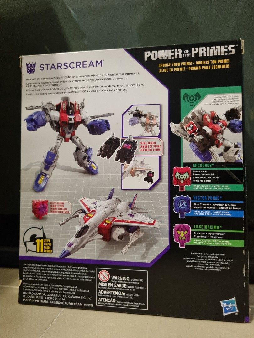 transformers starscream POTP, Hobbies & Toys, Toys & Games on Carousell