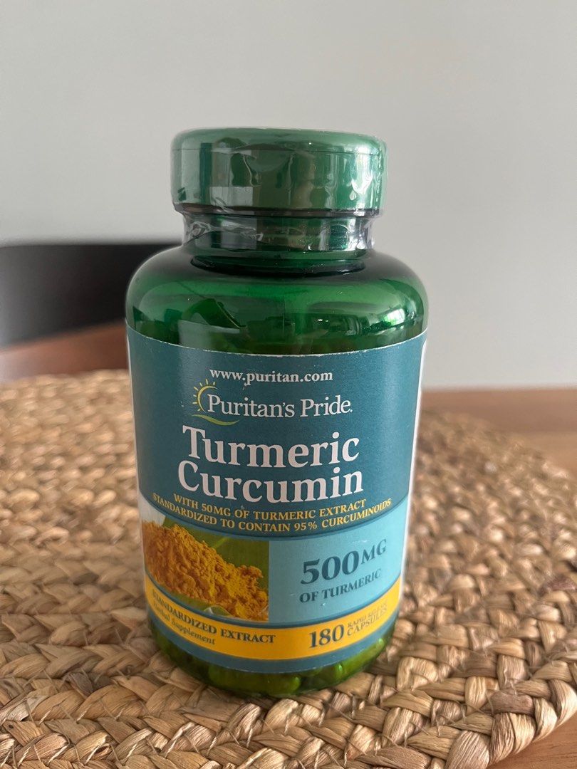 Turmeric curcumin 1000mg, Health & Nutrition, Health Supplements ...