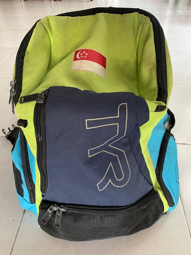 TYR swimming backpack with SG flag, Sports Equipment, Other Sports ...