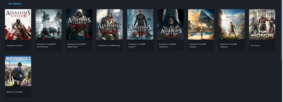 Ubisoft Game Account, Video Gaming, Gaming Accessories, Game Gift Cards ...