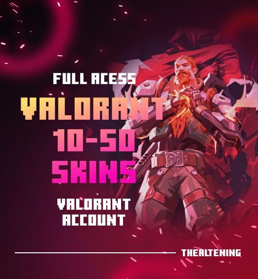 Valorant 10-50 Skins Account (SEA), Video Gaming, Video Games, Others ...