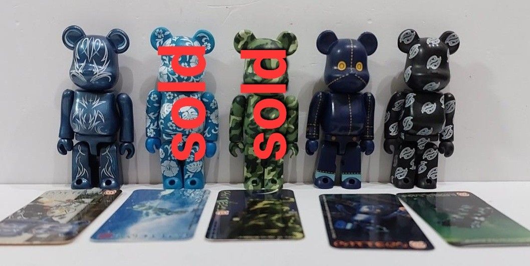 Various 100% Pattern Bearbrick, Hobbies & Toys, Toys & Games on Carousell