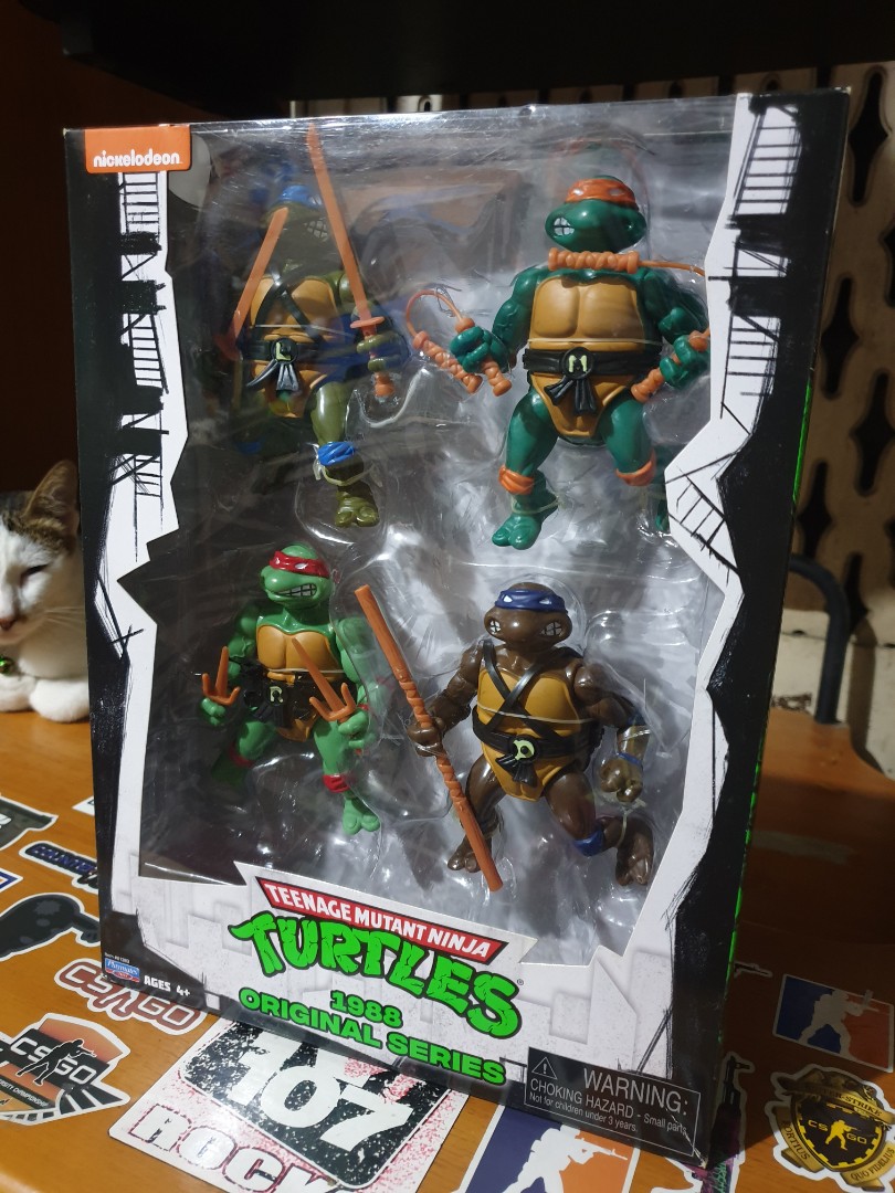 Vintage 80s 1988 Teenage Mutant Ninja Turtles TMNT reissue boxset ...