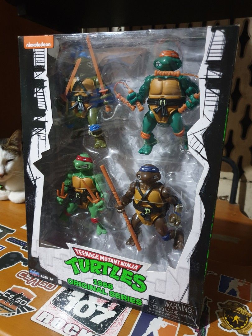 Vintage 80s 1988 Teenage Mutant Ninja Turtles TMNT reissue boxset ...