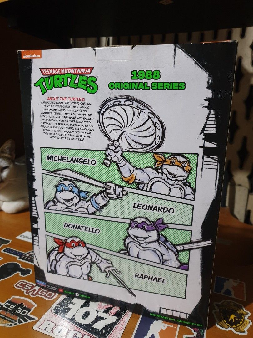 Vintage 80s 1988 Teenage Mutant Ninja Turtles TMNT reissue boxset ...