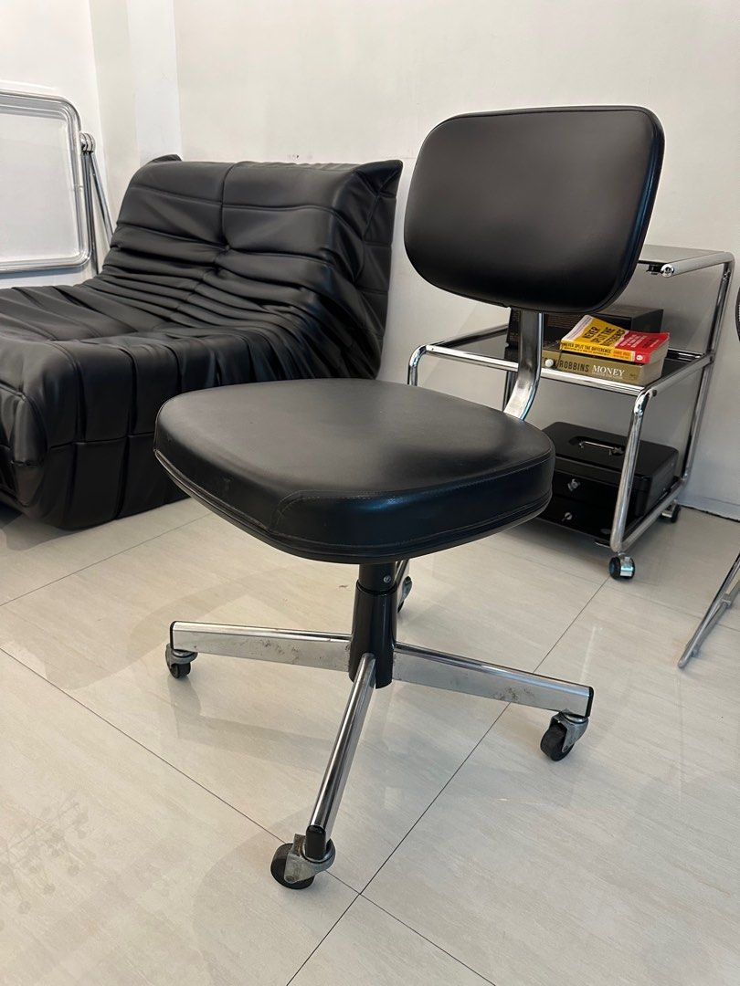 Vintage Okamura Japanese Desk computer chair, Furniture & Home Living ...