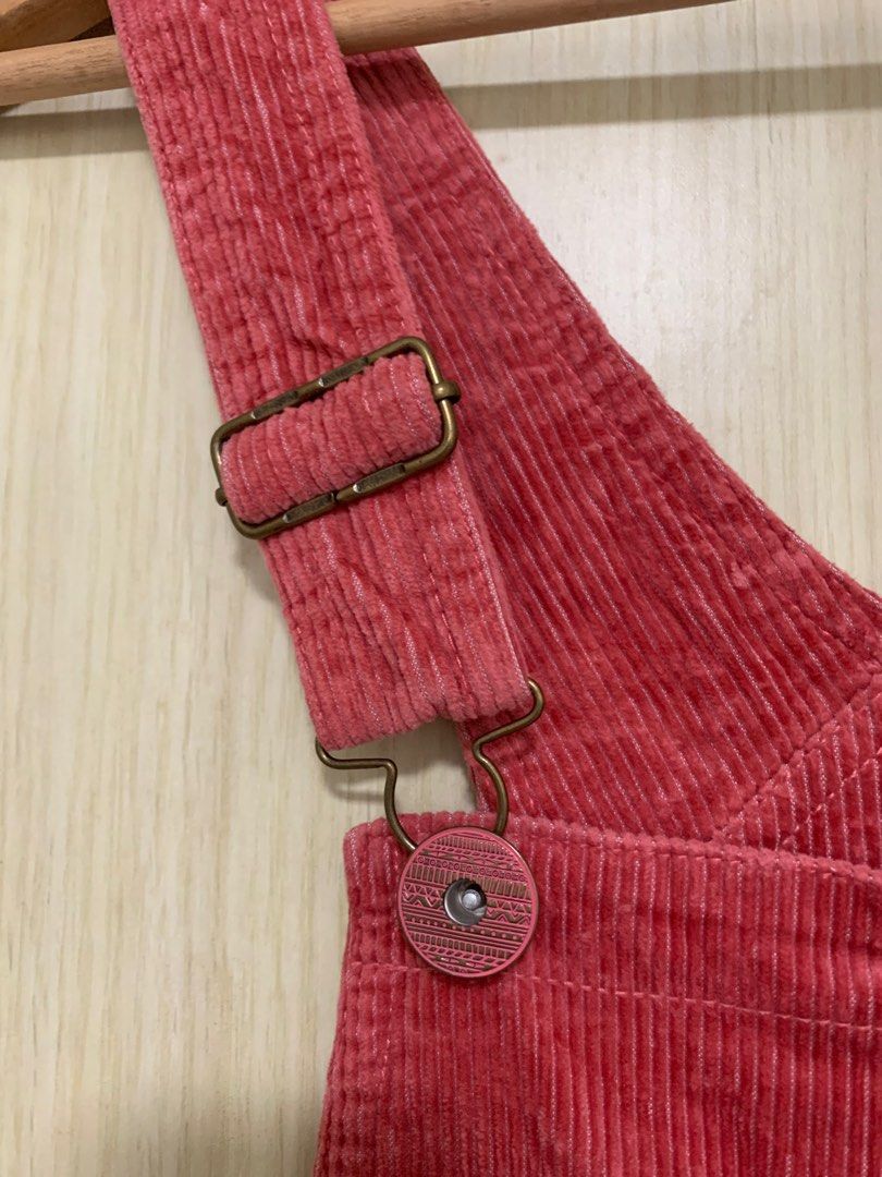 Vintage Pinkish Maroon Overalls, Women's Fashion, Dresses & Sets, Sets ...