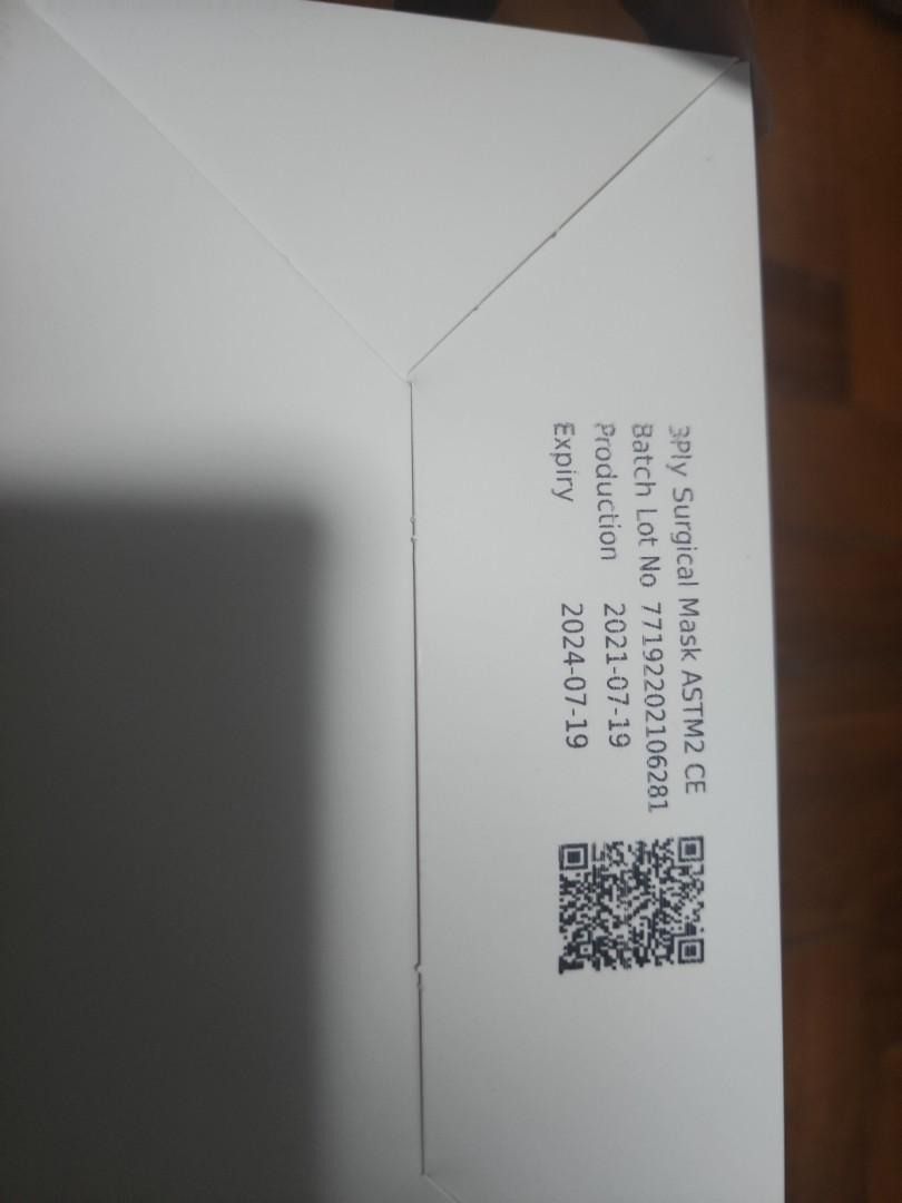 Wes care premium surgical face mask blue only, Health & Nutrition, Face ...