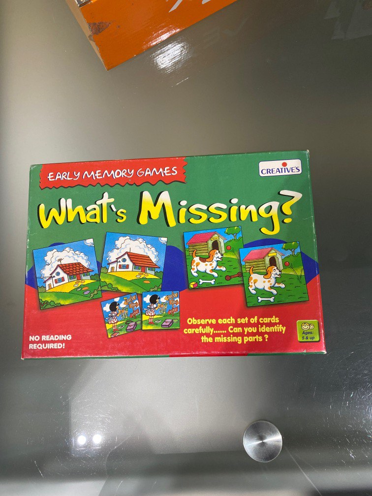 “Whats Missing” children’s memory board game, Hobbies & Toys, Toys ...
