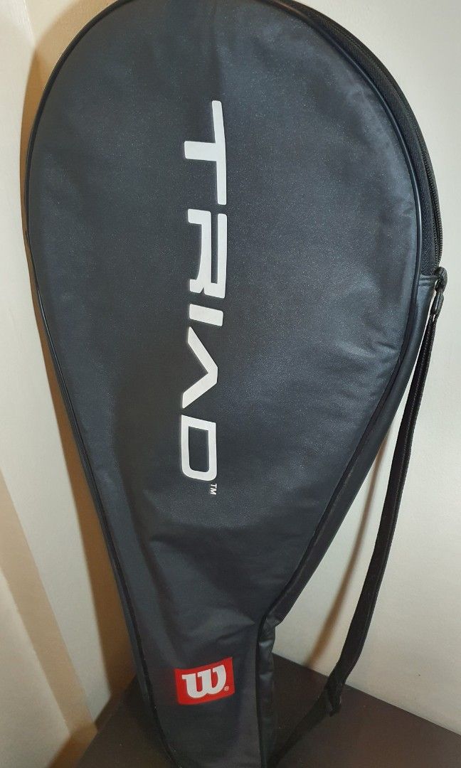 Wilson Triad tennis racket with bag, Sports Equipment, Sports & Games ...