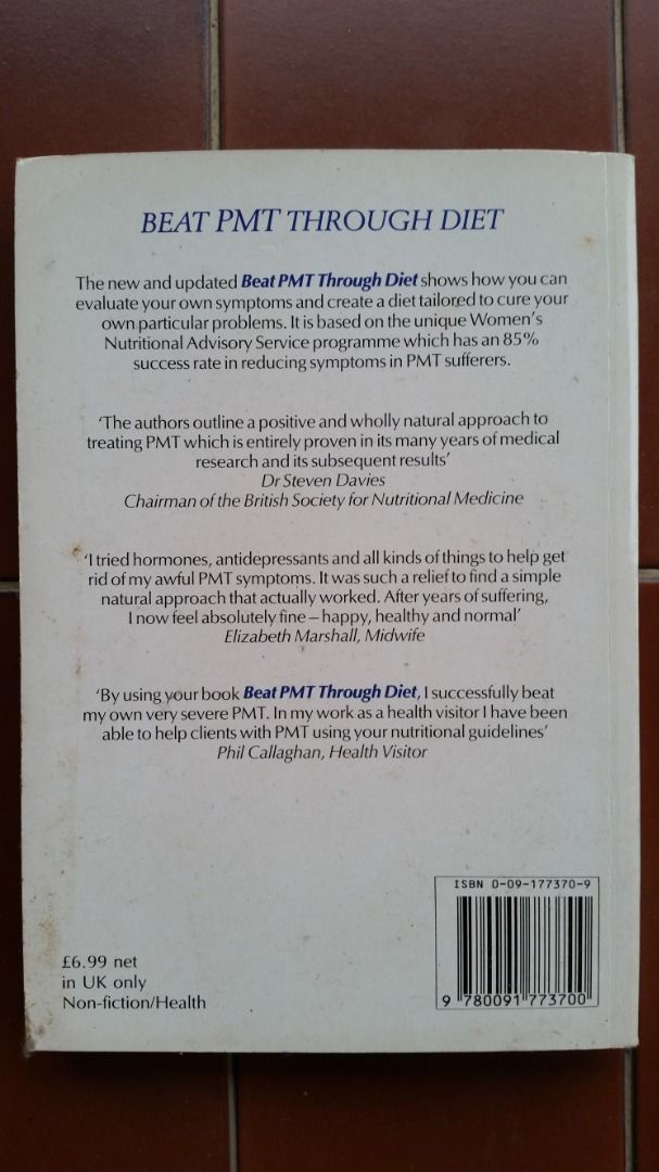 Women Body PMT Book: Pre-menstrual Tension, Beat PMT Through Diet ...