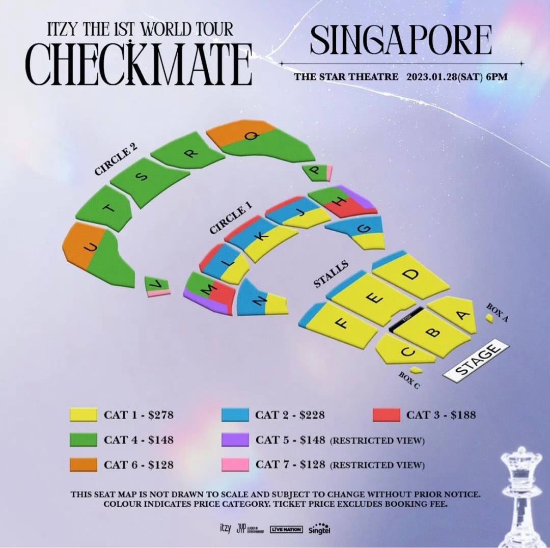 [WTS] Itzy Checkmate Concert in Singapore, Tickets & Vouchers, Event ...