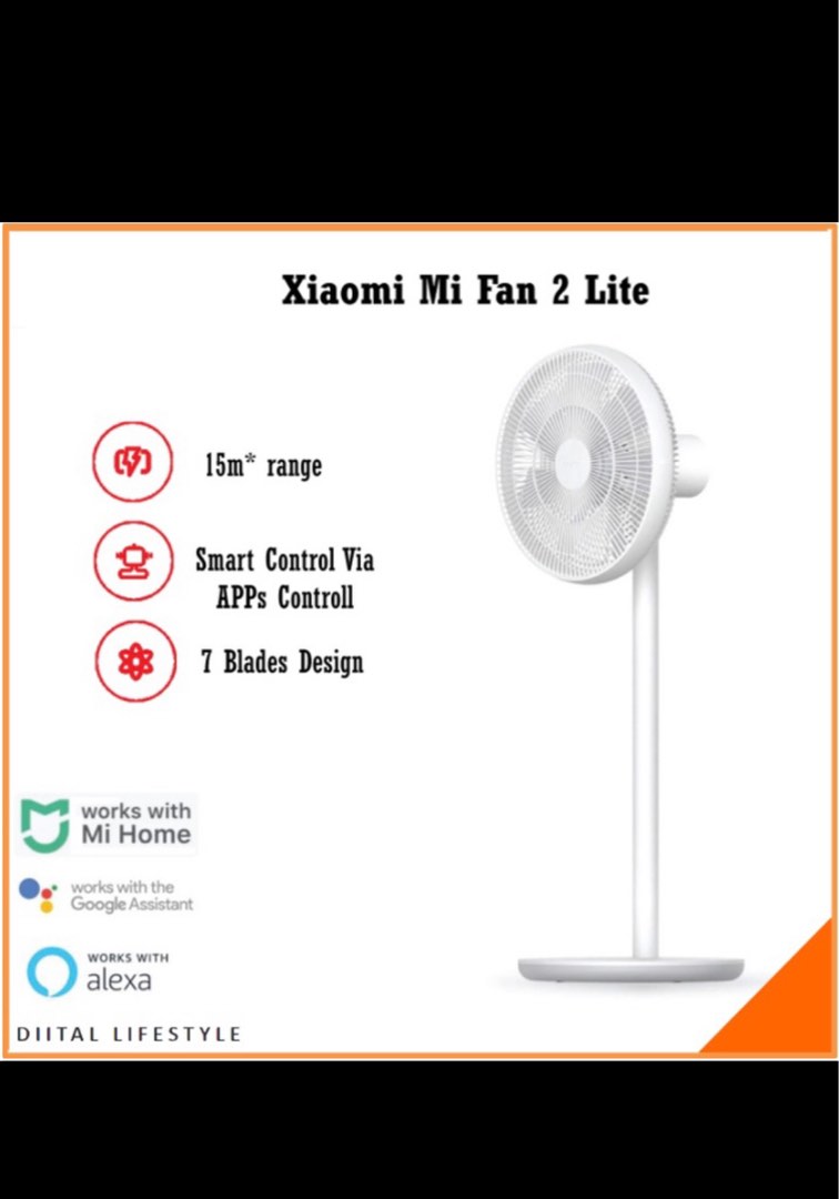 Xiao Mi Fan 2 Lite, Furniture & Home Living, Lighting & Fans, Fans on ...