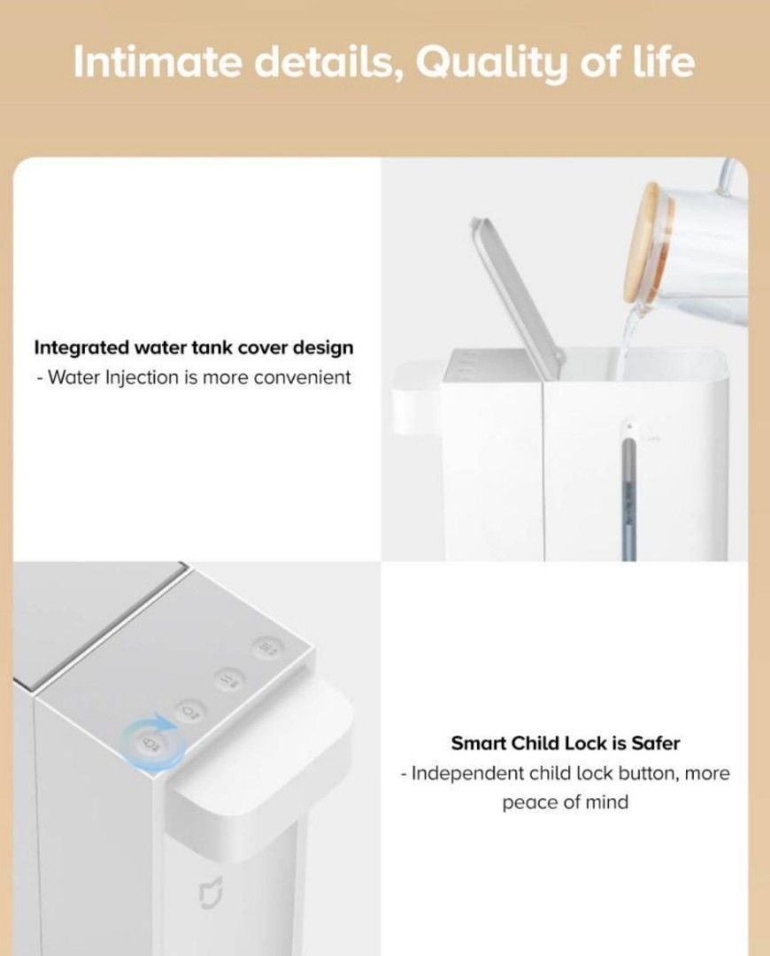Xiaomi Mijia Hot Water Dispenser Drinking Fountain Instant Water ...