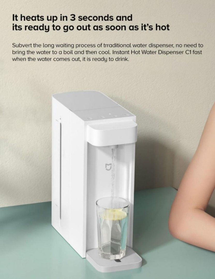 Xiaomi Mijia Hot Water Dispenser Drinking Fountain Instant Water ...