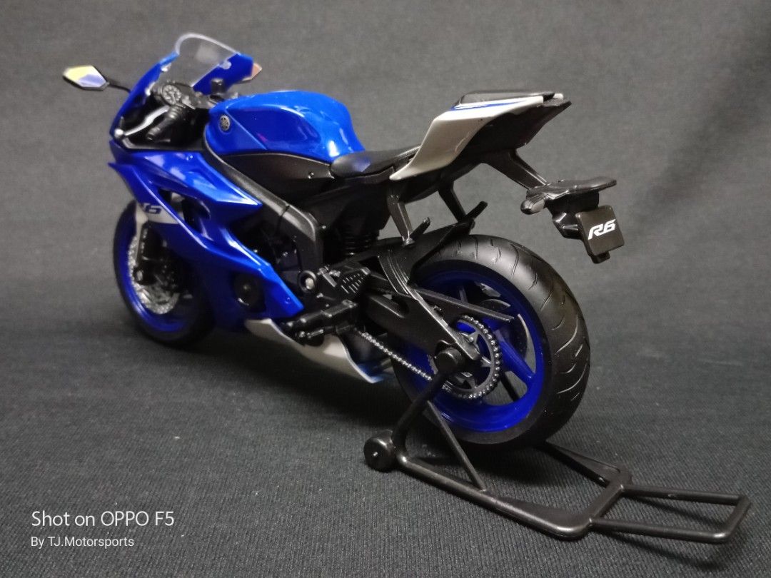 Yamaha YZF R6 Replika Diecast Scale 1:12 Welly Brand, Hobbies & Toys ...