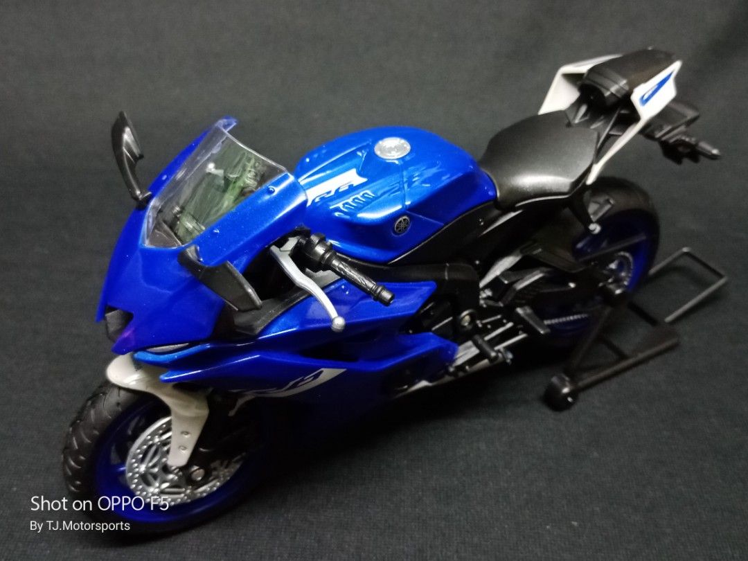 Yamaha YZF R6 Replika Diecast Scale 1:12 Welly Brand, Hobbies & Toys ...