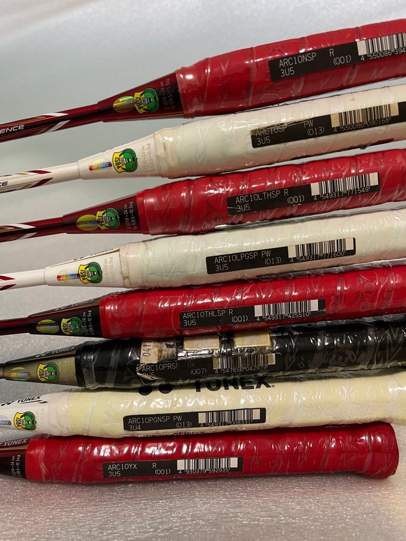 Yonex Arcsaber 10 Full Collection Set, Sports Equipment, Sports & Games ...
