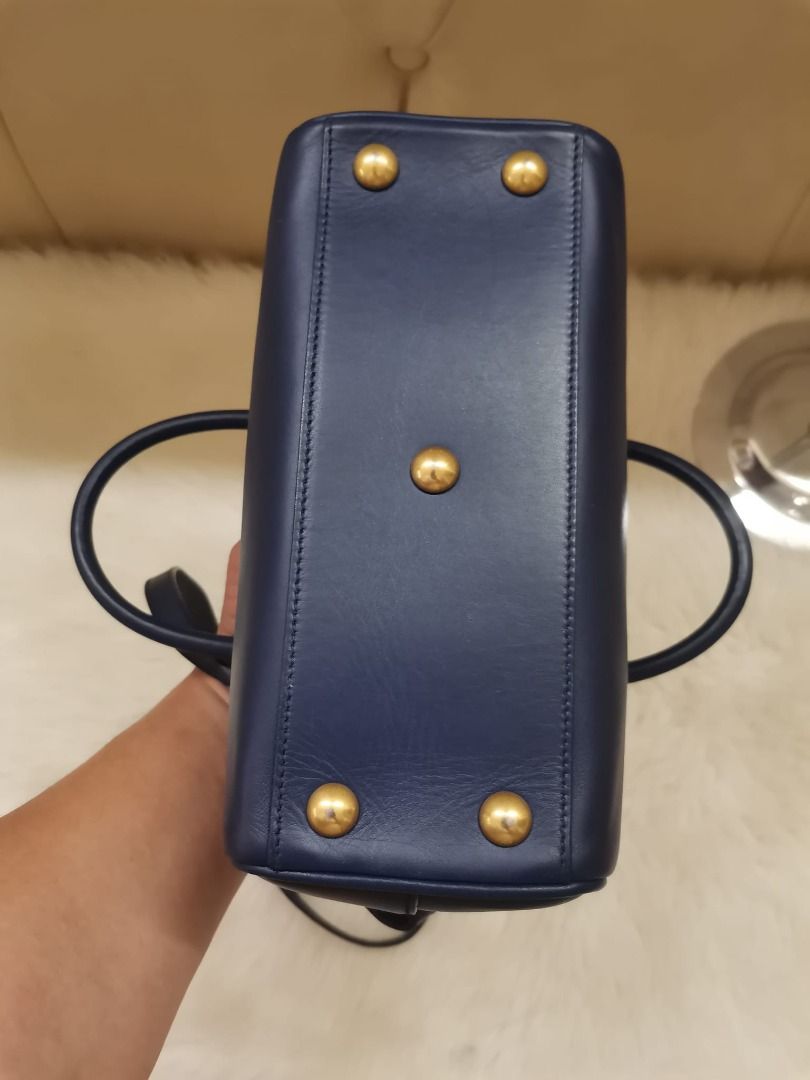 YVES SAINT LAURENT Mini Duffle 2WAY Shoulder Hand Boston Bag, Luxury ...