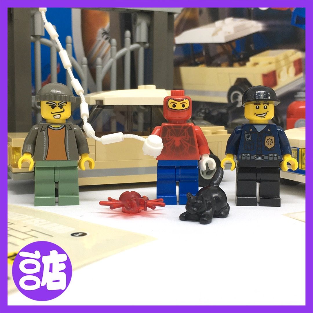 [100店] LEGO SPIDERMAN 4850 Spider-Man's first chase [070], 興趣及遊戲, 玩具 ...