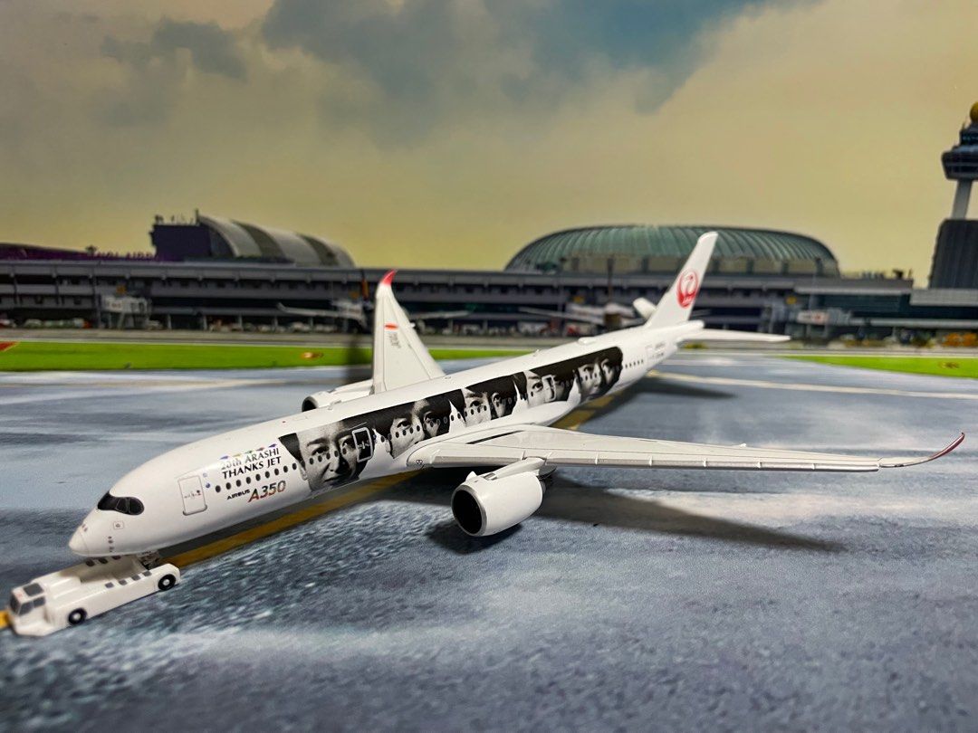 1/400 Japan Airlines A350 Arashi Jet, Hobbies & Toys, Toys & Games on ...