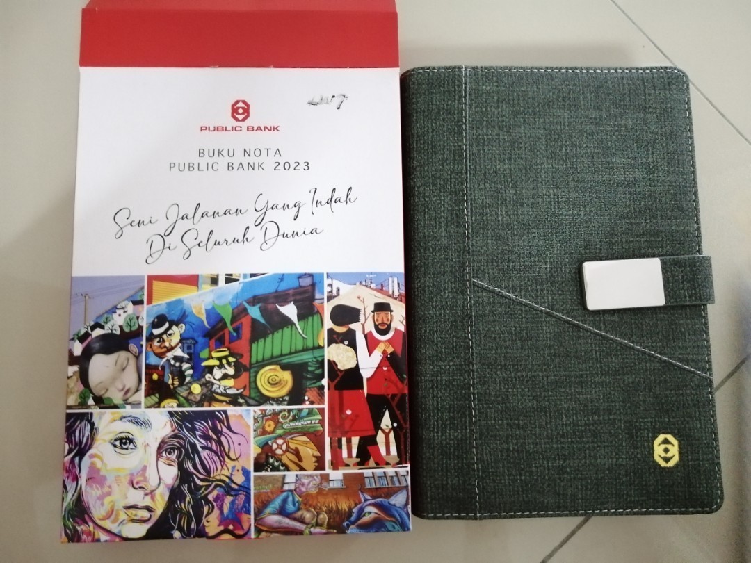 2023 Public Bank Diary Note Book Notebook Buku Nota, Hobbies & Toys ...