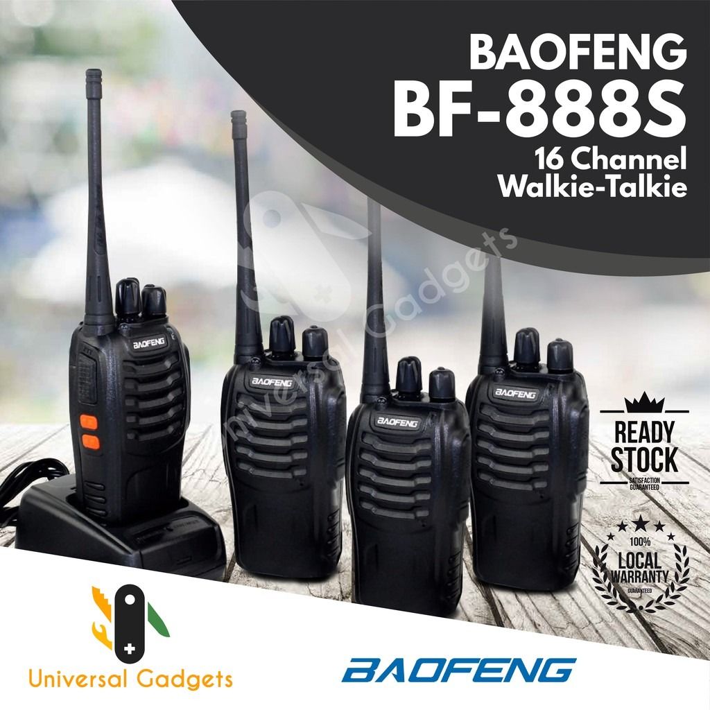 2 pair (4 units) baofeng bf-888s bf888s bf 888 bf 888s walkie talkie sets, Mobile Phones ...