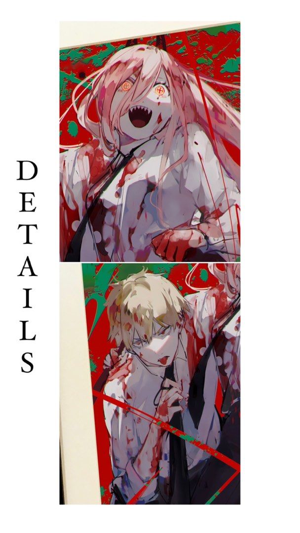 星空工作室- Chainsaw Man Frame, Hobbies & Toys, Toys & Games on Carousell