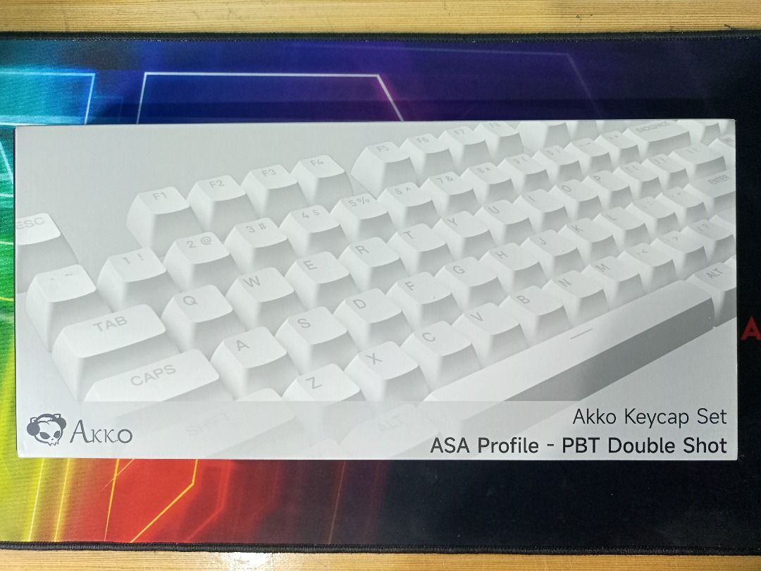 AKKO ASA SHINE THROUGH PBT / 131-KEY KEYCAPS, Computers & Tech, Parts ...