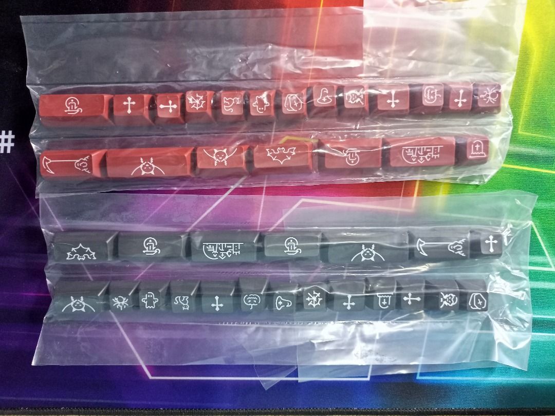 AKKO DRACULA CASTLE 198-KEY ASA PBT DOUBLE SHOT KEYCAPS, Computers ...