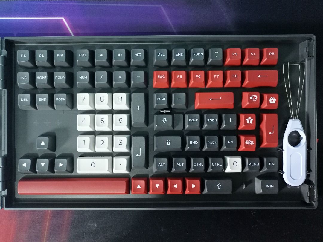 AKKO DRACULA CASTLE 198-KEY ASA PBT DOUBLE SHOT KEYCAPS, Computers ...