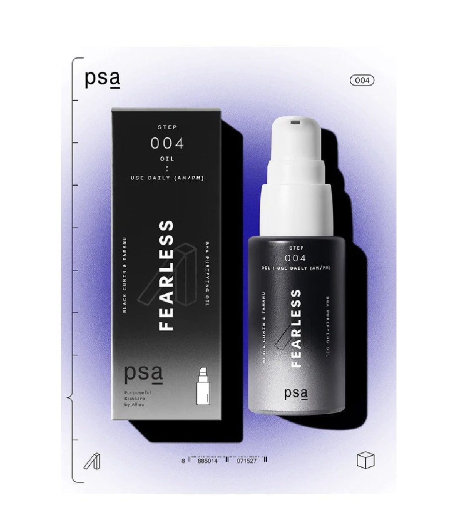 Allies of Skin Fearless black cumin & TA BHA Purifying oil, Beauty ...