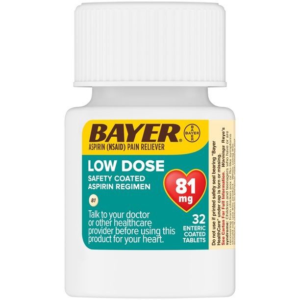 [Buy 1, Get 1 FREE] Aspirin Regimen Bayer Low Dose Pain Reliever ...