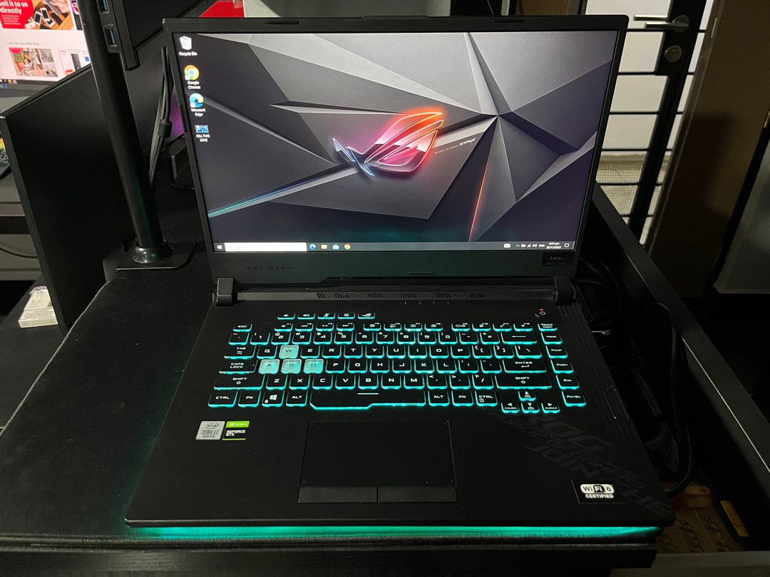 ASUS ROG 15.6" inch 144Hz Gaming Laptop Processor intel i7 Storage NVMe ...