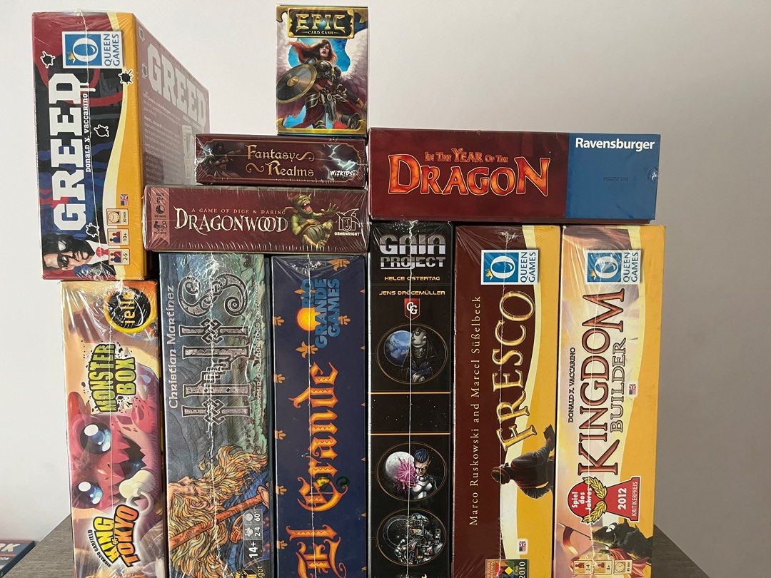 (authentic) board games - Dragonwood / El Grande / Epic Card Game ...