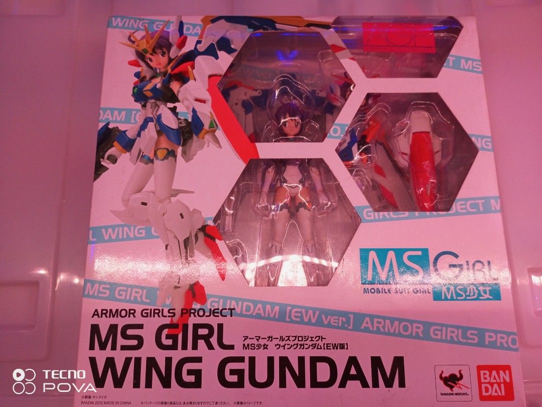 [Rare] Bandai MS GIRL WING GUNDAM Yukina = Scheelein (Rare), Hobbies & Toys, Toys & Games on ...