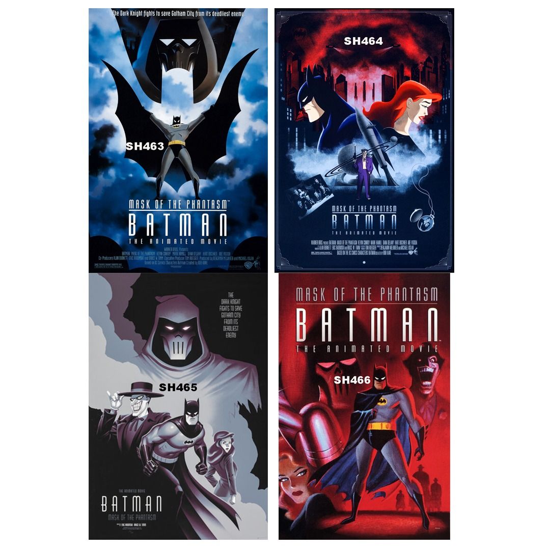 BATMAN MASK OF THE PHANTASM POSTERS (1993), Hobbies & Toys, Memorabilia & Collectibles, Fan ...