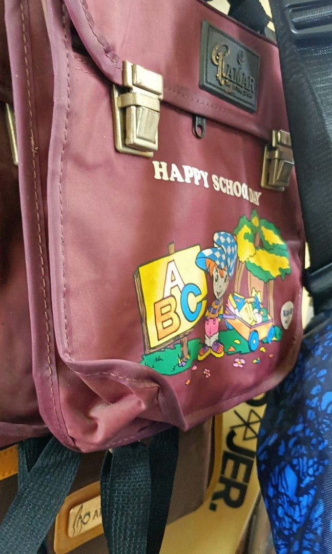 Beg sekolah lama vintage NOS, Hobbies & Toys, Collectibles ...