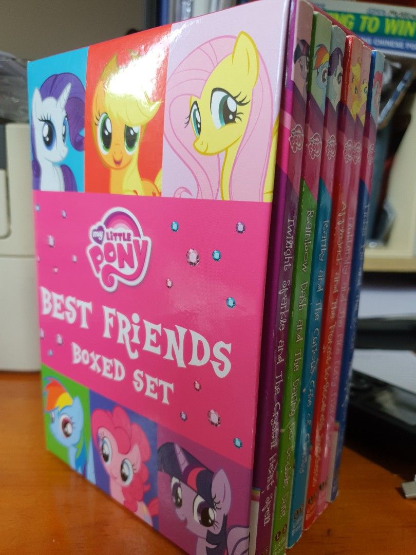 Best friends my little pony boxed set 6 books, Hobbies & Toys, Books ...