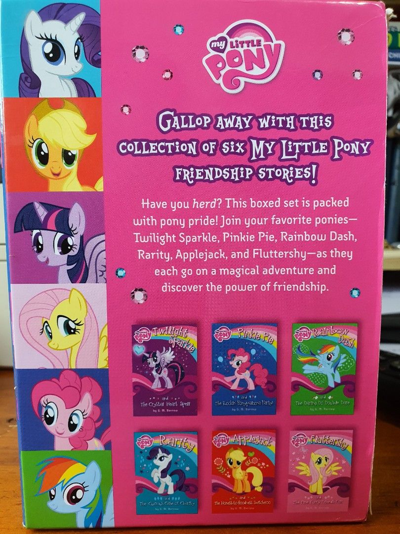 Best friends my little pony boxed set 6 books, Hobbies & Toys, Books ...