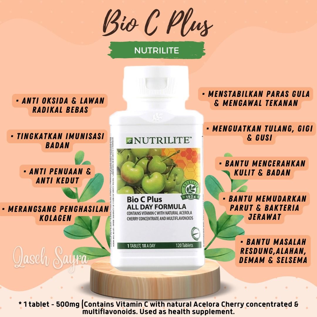 Bio C Plus Nutrilite Amway, Health & Nutrition, Health Supplements ...