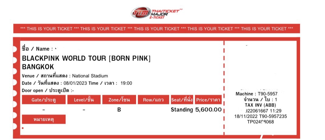 Black pink world tour BKK 2023 [8Jan], Tickets & Vouchers, Event ...