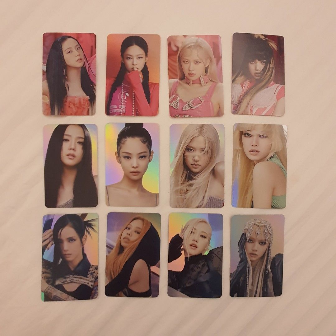 [BPTour] Blackpink born pink tour photocard set + lyrics card, Hobbies ...