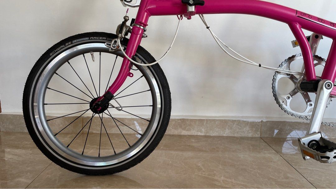 Brompton Hot Pink (2 speed), Sports Equipment, Bicycles & Parts ...