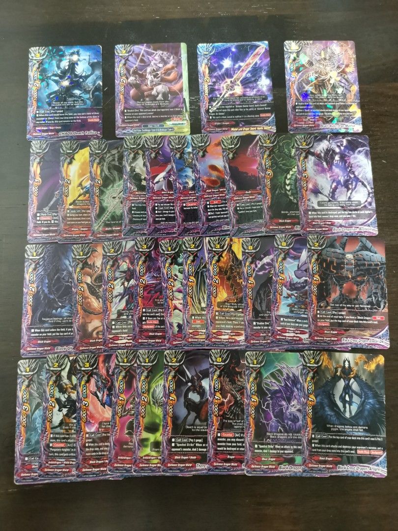 BUDDYFIGHT CARDS (328 cards + 3 Life counters + 36 Foils + 1 Deck ...