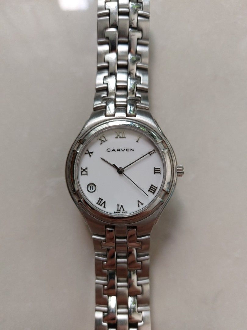 Carven Swiss Made 688 Series Ladies Women Luxury Stainless Steel Watch ...