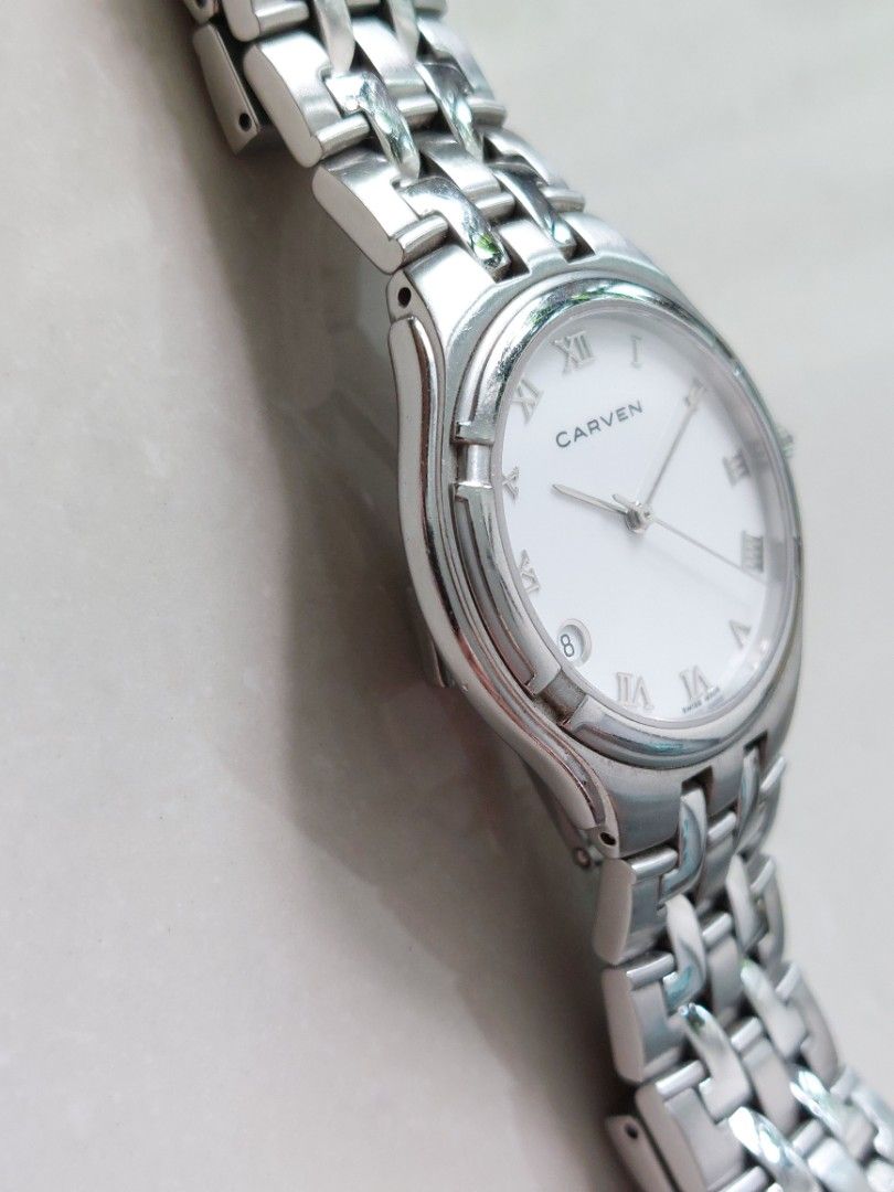 Carven Swiss Made 688 Series Ladies Women Luxury Stainless Steel Watch ...